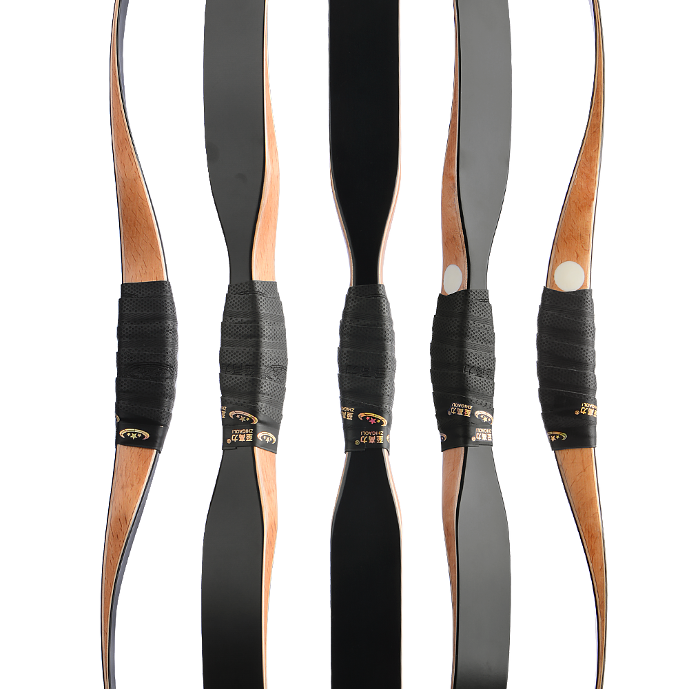 Traditioneller Recurvebogen Langbogen 15-50lbs Holzbogen Jagdbogen ...