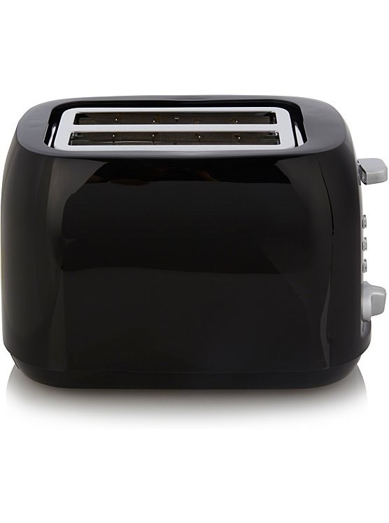Black 2 Slice Toaster,7 Shade Settings,3 Cooking Modes Thick Bread ...