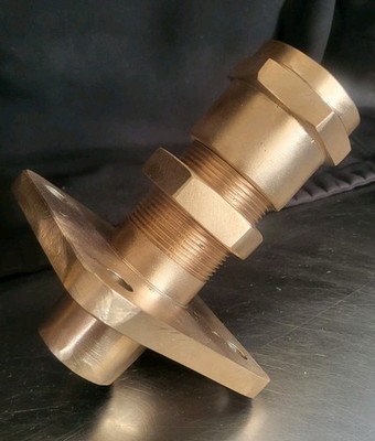 Bronze Stuffing Box For 1 1/4" Shaft Rigid Traditional Packing Gland ...