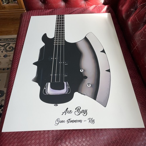 Displate Gene Simmons AXE BAY | eBay