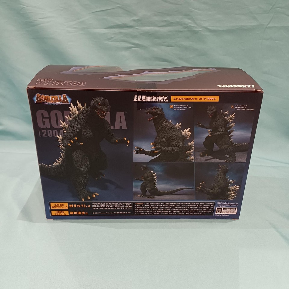 S.H.MONSTERARTS Model Number Godzilla (2004) BANDAI | eBay