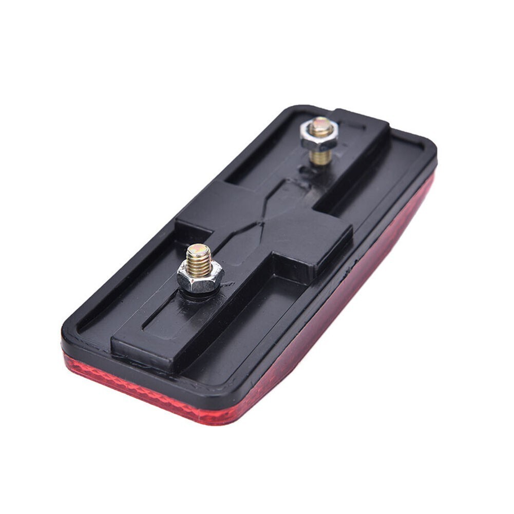 Bright Red Reflective Bicycle Safety Warning Light Pannier Rack ...