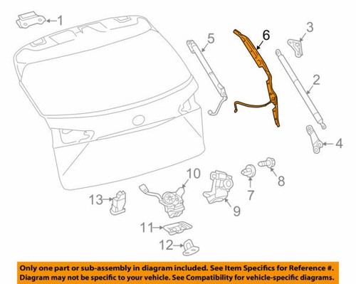 84270-78010 Toyota Sensor ASSY Power Back Door RH 8427078010 Genuine ...