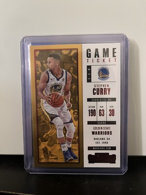Stephen Curry Red Game Ticket #11 | eBay