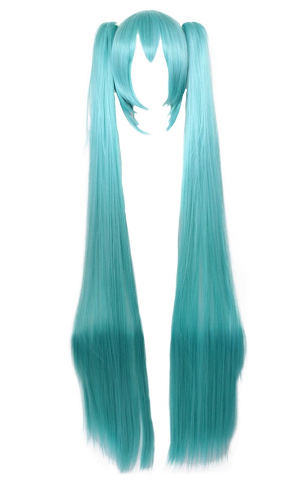 Halloween Cosplay Costume Super Alloy Hatsune Miku With Wigs Leek Set ...