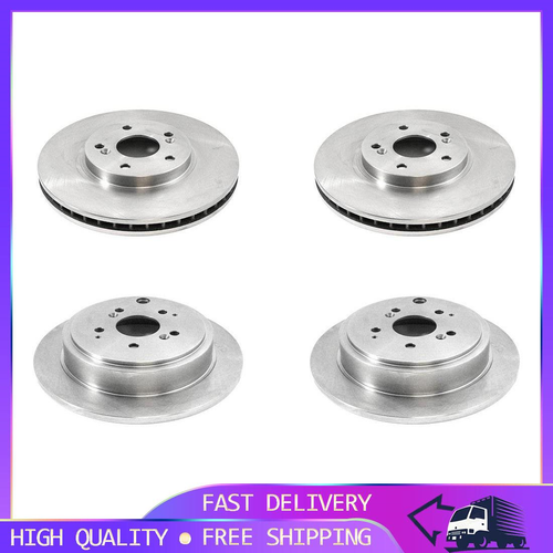 4x Front Rear Disc Brake Rotor DuraGo fits Honda Pilot 2003-2008 | eBay