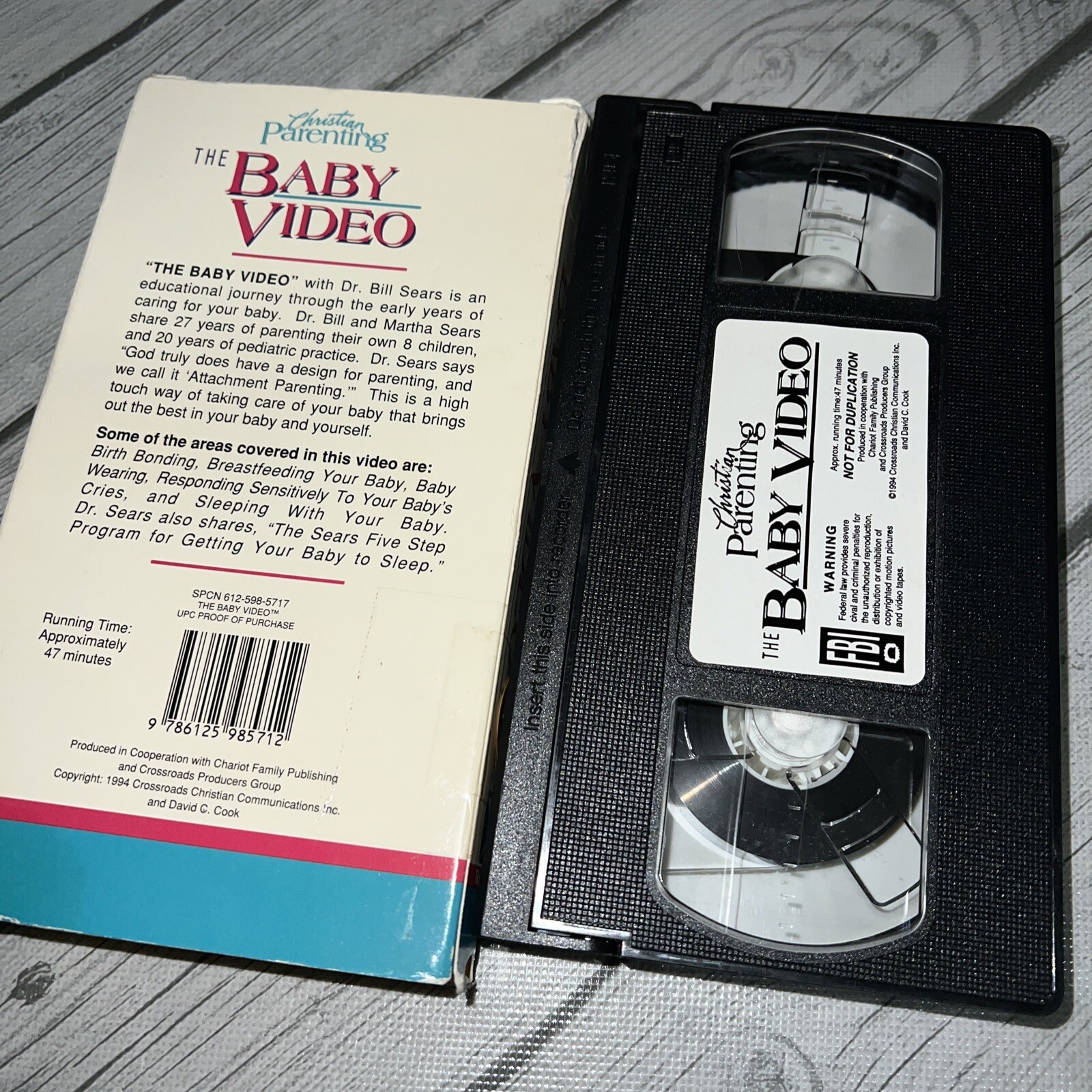 The baby video vhs william sears birth to age 2 christian parenting ...