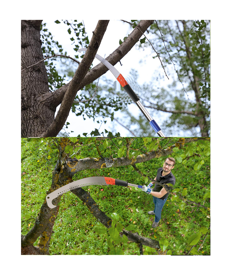 Pole Saw cutter for Tree Trimming Pruner with 48"~166" adjust Pole+3 ...