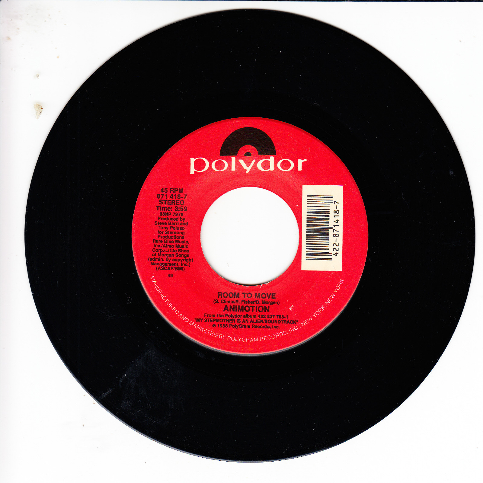 ANIMOTION Room To Move VG(+) 45 RPM | eBay