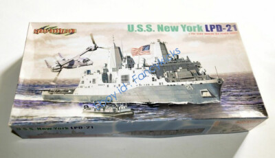 Dragon 7110 1/700 scale USS New York LPD-21 model kit 2019 | eBay