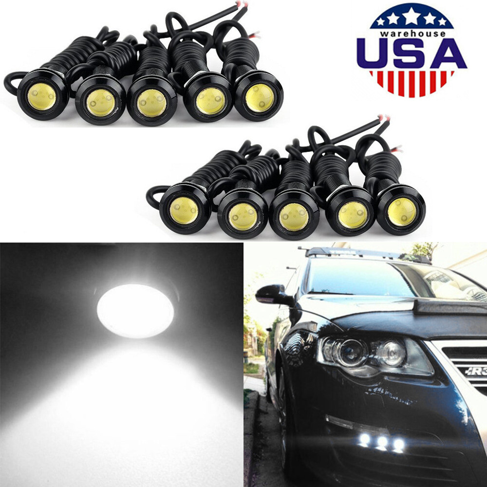 10X LED DRL Lights Car Daytime Reverse Signal Bulb For HONDA Fit TLX ...