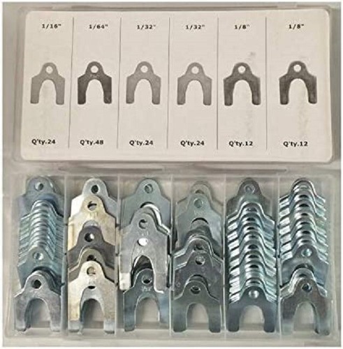 144 pc Auto Body Fender Alignment Shim 1/16", 1/64", 1/32", 1/8 ...