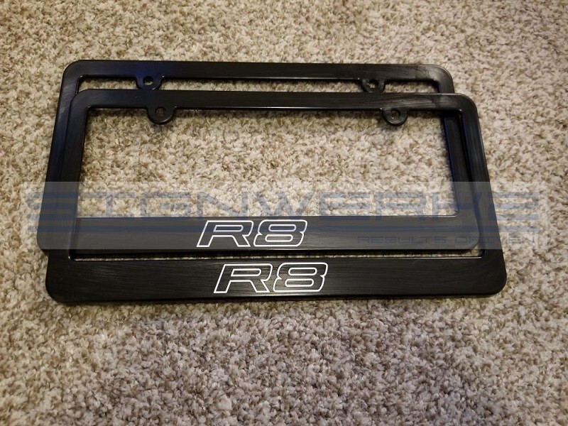 Audi R8 License Plate Frames - Pair | eBay