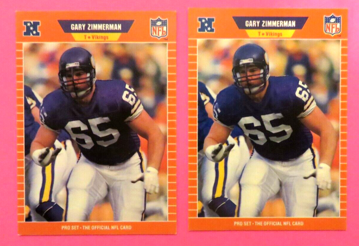 1989 NFL Pro Set, Minnesota Vikings - GARY ZIMMERMAN - NFL HOF | eBay