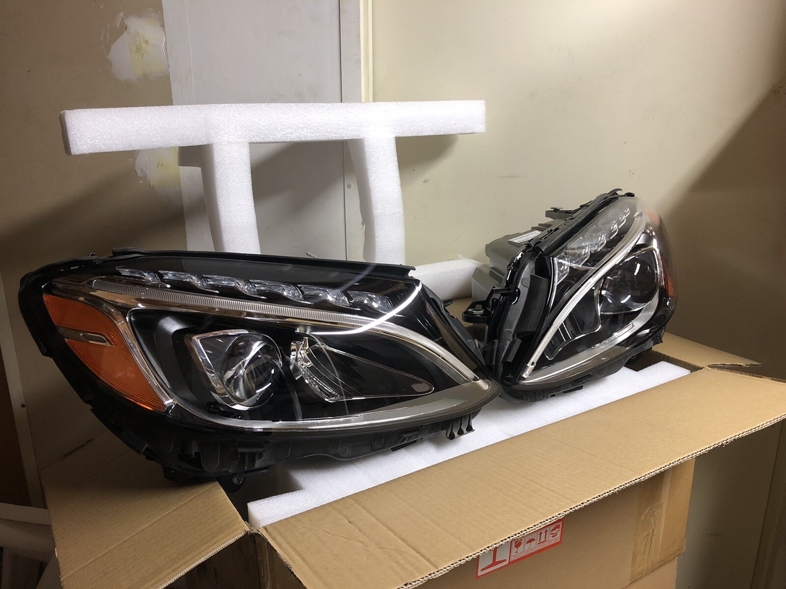 2015 2016 2017 2018 Mercedes Benz C-Class C300 LED Headlights Left ...