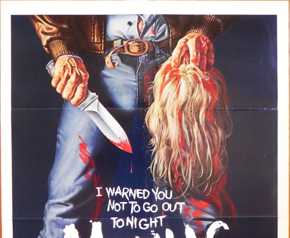 Maniac 1980 One Sheet Poster Joe Spinell Caroline Munro Tom Savini Lustig | eBay