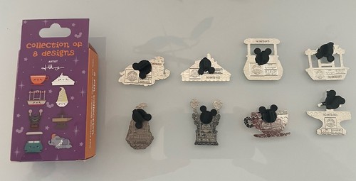 Disney Pins Series 1 Kingdom of Cute Mystery Box 8 Pin Set Complete | eBay