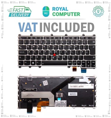 Lenovo ThinkPad Yoga 370 Genuine Keyboard Backlit UK Layout For Lenovo ...