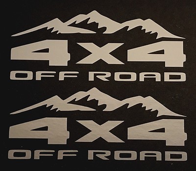 4X4 Off Road Mountain Decal Sticker Truck For Ford Silverado Ram Tundra ...