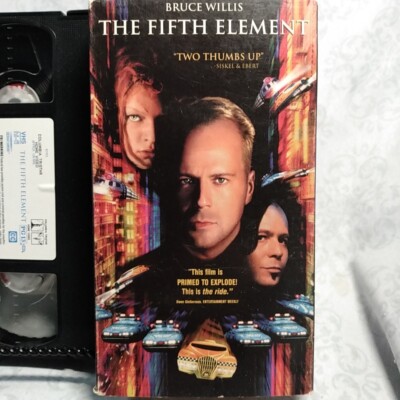 The Fifth Element VHS 1997 Bruce Willis Glossy Cover | eBay