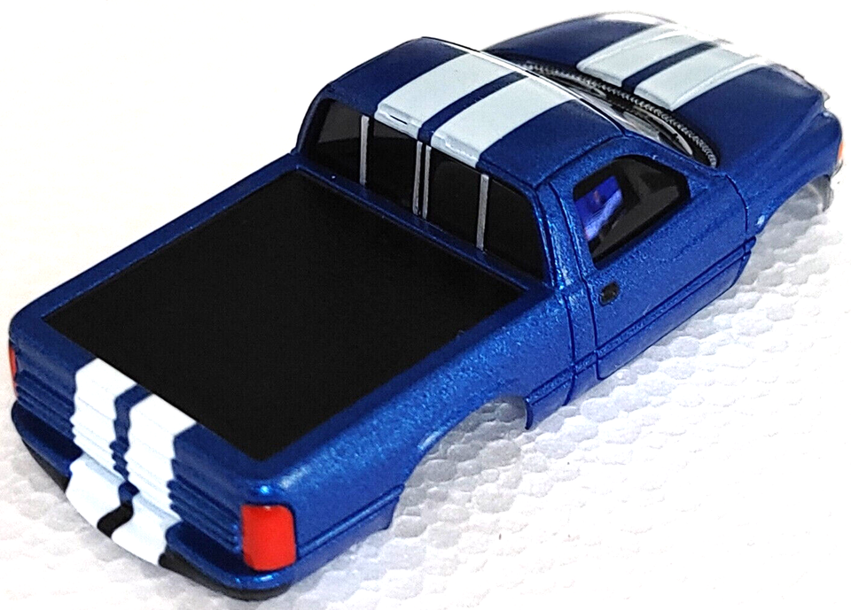 Dodge RAM Pickup Truck Blue JL XtracTion HO Slot Car Snap On BODY AFX ...