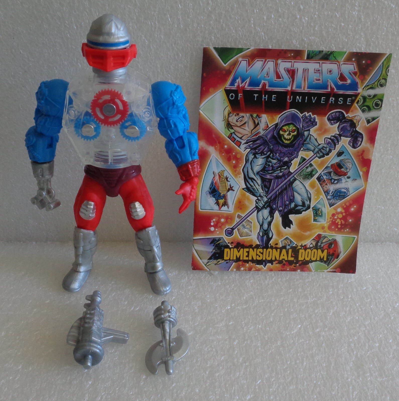 2021 MATTEL MOTU HE-MAN MASTERS OF UNIVERSE ROBOTO ORIGINS 100% w/COMIC