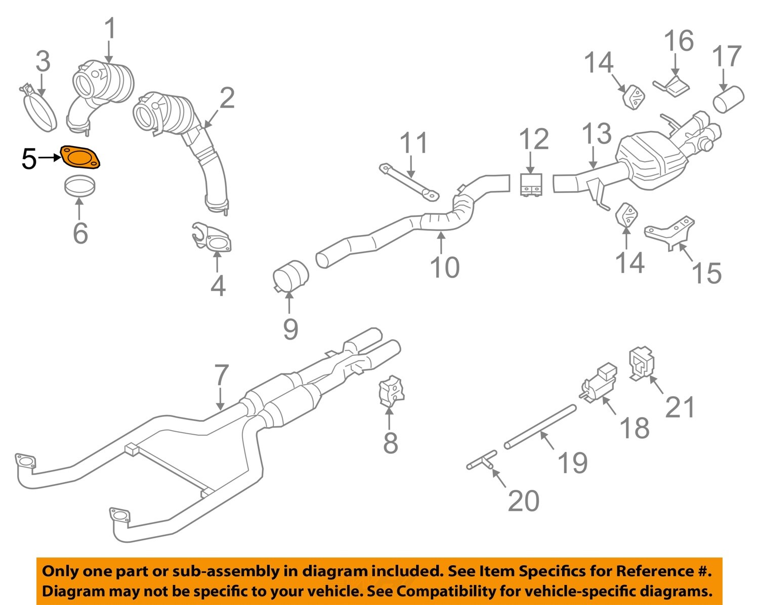 BMW+18307844741+Genuine+OEM+Catalytic+Cnvrtr+Flange for sale online | eBay