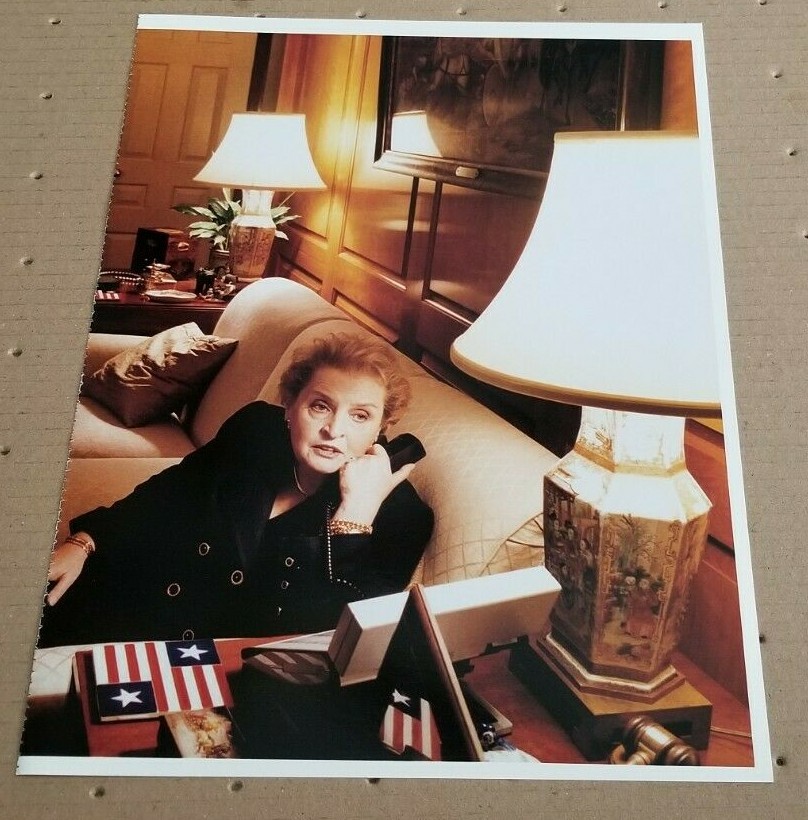 MADELEINE ALBRIGHT 1st FEMALE U.S. Secretary of State by Annie ...