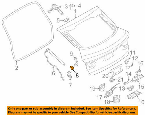 BMW 51247372457 Genuine OEM Lift Cylinder Cap for sale online | eBay