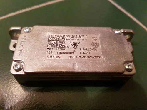 OEM Volkswagen LED headlight control unit ballast 7PP941597C | eBay