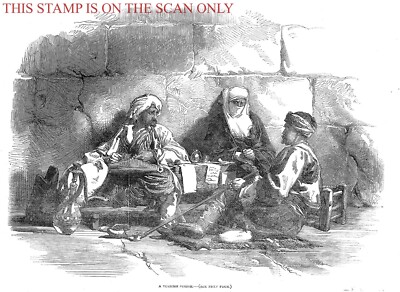 Original 1853 Engraved Print : TURKEY - "A Turkish Scribe" : 709/84 ...