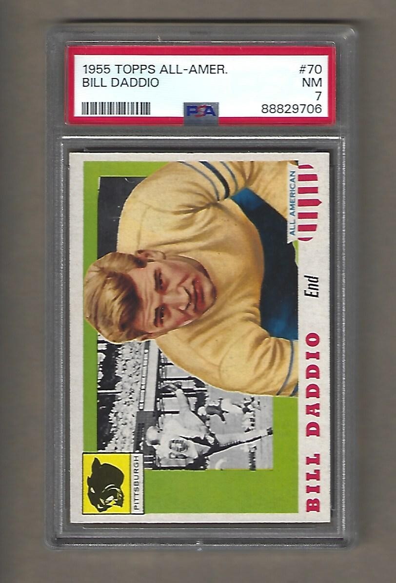 1955 TOPPS ALL AMERICAN BILL DADDIO # 70 PSA 7 | eBay