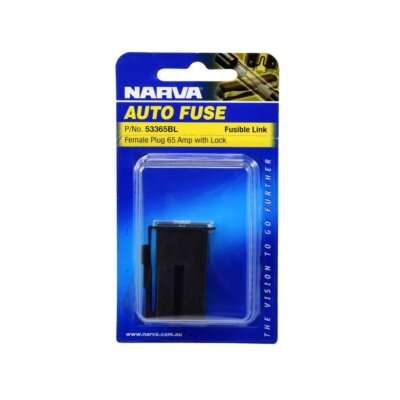 Narva 53365BL 65 AMP Black Female Fusible Link - Plug in With Lock ...