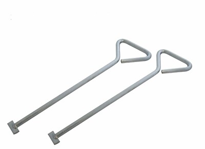 2pc Manhole Cover Lifting Keys 18" Key Steel Drain Lid Lifter Tools ...