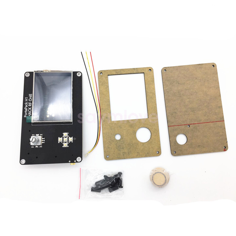 New PortaPack + Acrylic Cover + 0.5ppm TCXO For HackRF One SDR w/ Battery Port | eBay