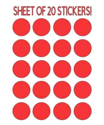 Round Sticker - Buy 3 Get 1 Free - Dot Spot Circle Decal vinyl | eBay