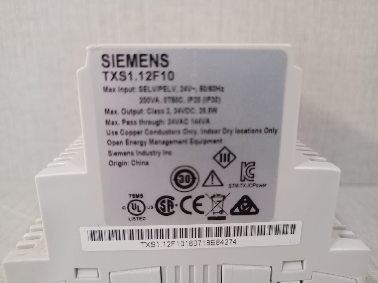 Siemens TXS1.12F10 Power Supply | eBay