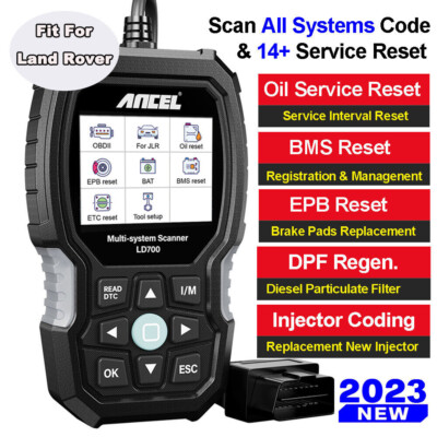 For Jaguar For Land Rover Car All System OBD2 Scanner Code Reader Reset ...