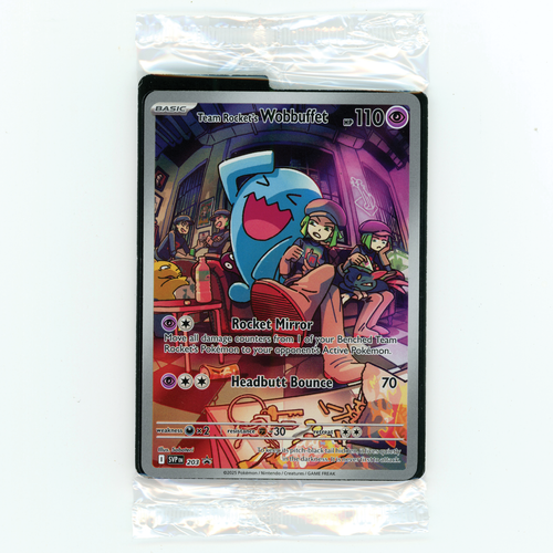Pokemon TCG: Destined Rivals - Team Rockets Wobbuffet - SVP Black Star ...