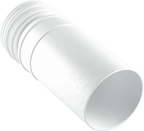 Toilet Soil Pipe WC Connector Adjustable Length Straight Extension Mac ...