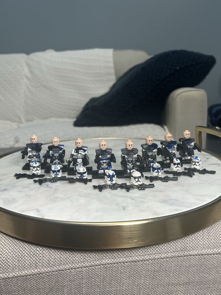 Lego Star Wars Clone Troopers Custom Printed Minifigure Lot x8 ...