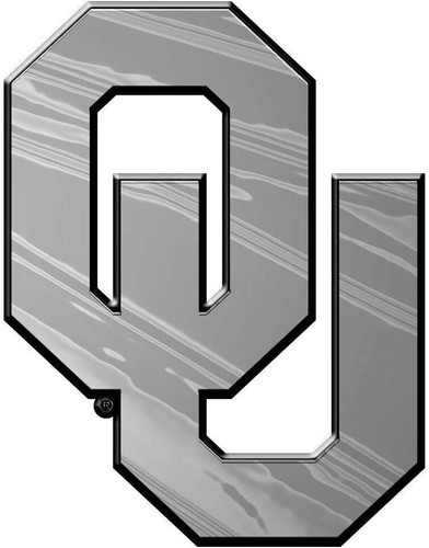 University of Oklahoma Sooners Premium Solid Metal Raised Auto Emblem ...