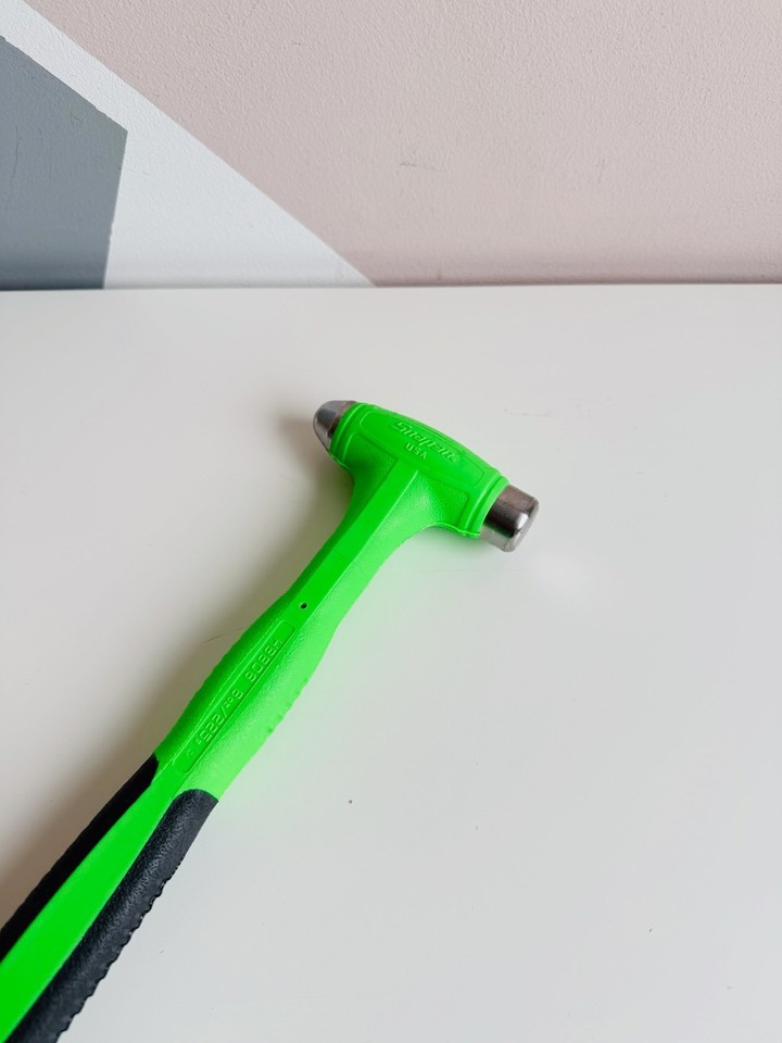 *NEW* Snap On 8 oz Ball Peen Soft Grip Dead Blow Hammer (Green) HBBD8G ...