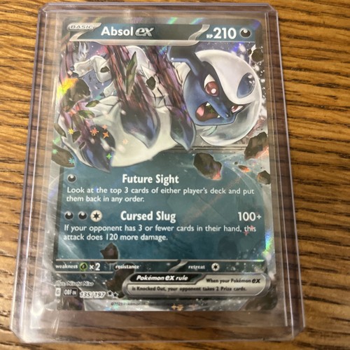 Pokemon TCG SV03 Holo Absol ex - 135/197 Double Rare Obsidian Flames | eBay
