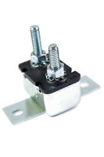 25A Type 1 Circuit Breaker, 25 Amp Auto Reset, Bracket, Nuts/Washers ...