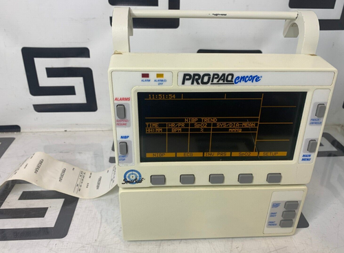 Welch Allyn Propaq Encore 202EL Patient Monitor Option 223 Printer ...