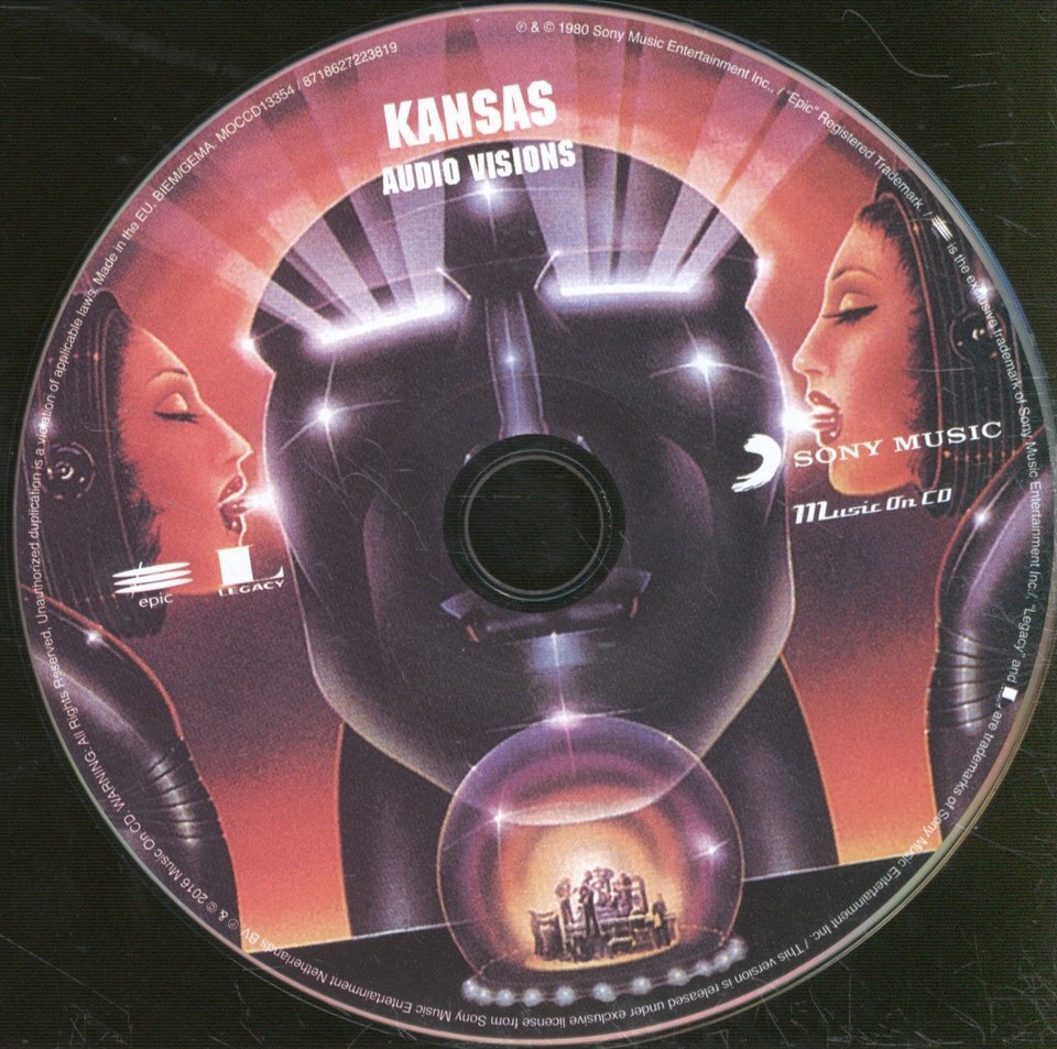 Kansas Audio Visions CD Europe Music On CD 2016 reissue CD MOCCD13354 8718627223819 | eBay