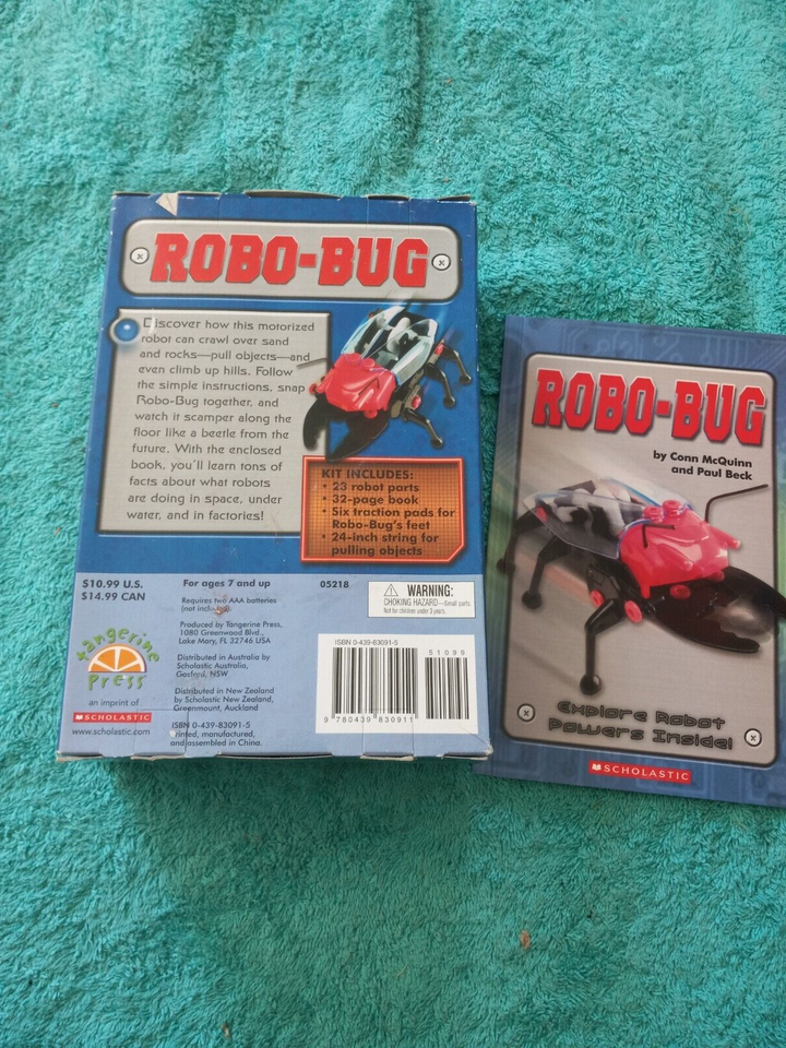Scholastic Toy Robo Bug Build A Motorized Moving Robotic Bug | eBay