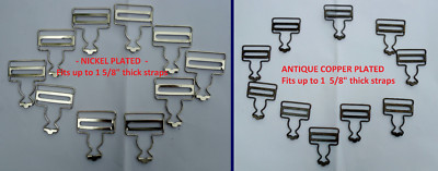 10 Overall Clips Buckle Suspender Fastener Strap Adjust 1 5/8" best ...