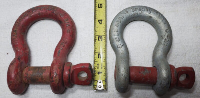 2 CROSBY WLL 4-3/4T SHACKLE CLEVIS USA | eBay